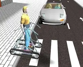 Vehículo autopropulsado tipo oruga para el transporte de personas en ...